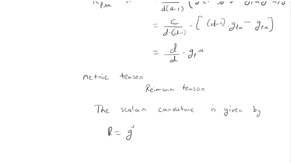 SOLVED: Show that the space-time of anti of Sitter,whose Riemann tensor ...