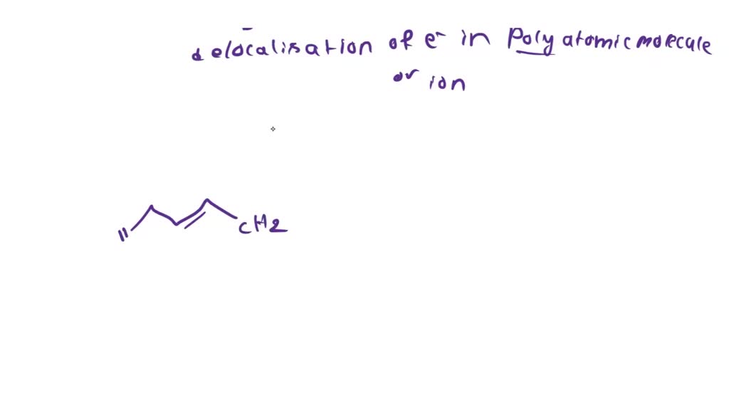 SOLVED: ralA Draw the most important resonance form to show the delocalization of charge in the ...