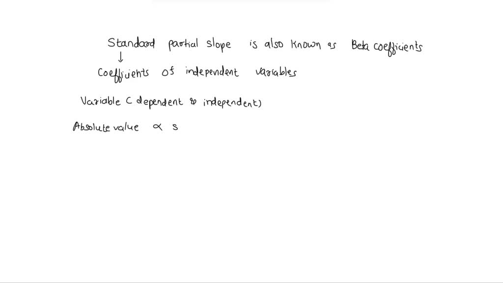 SOLVED: Given the multiple regression model with 4 independent ...