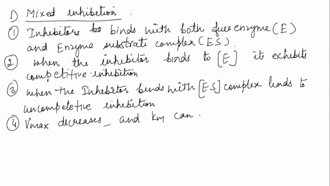 10. Derive the rate equation for uncompetitive inhibition,...