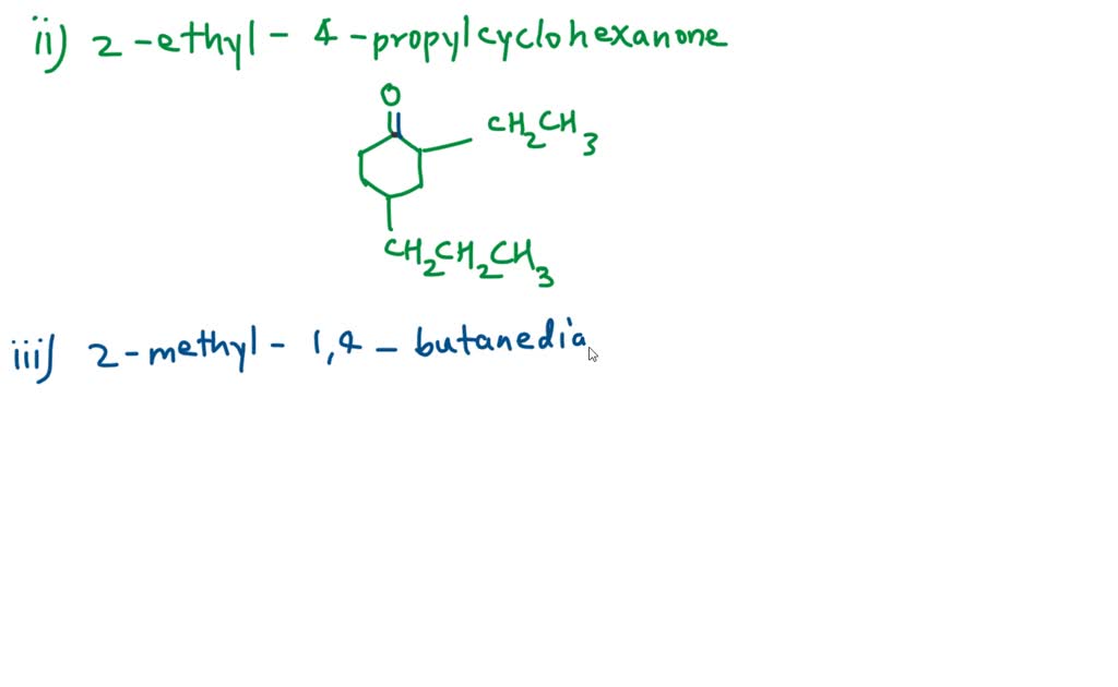 Draw structural formulas for each of the following compounds: 4-chloro ...