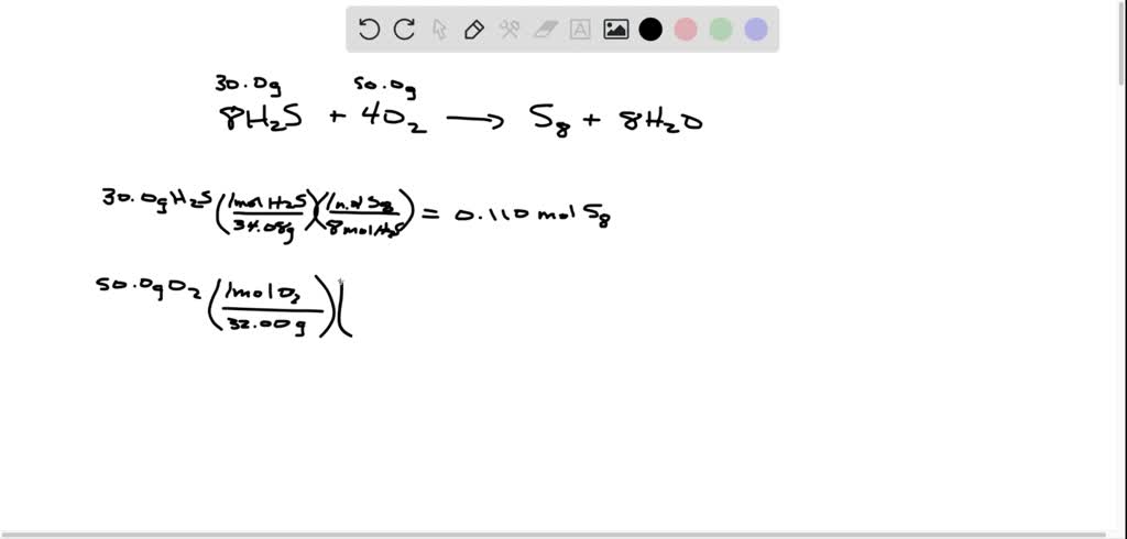 SOLVED: Hydrogen sulfide is an impurity in natural gas that must be ...