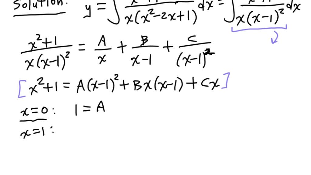 SOLVED: 1. Find a function y=f(x) satisfying the given differential equation: (d y)/(d x)=(x^2+1 ...