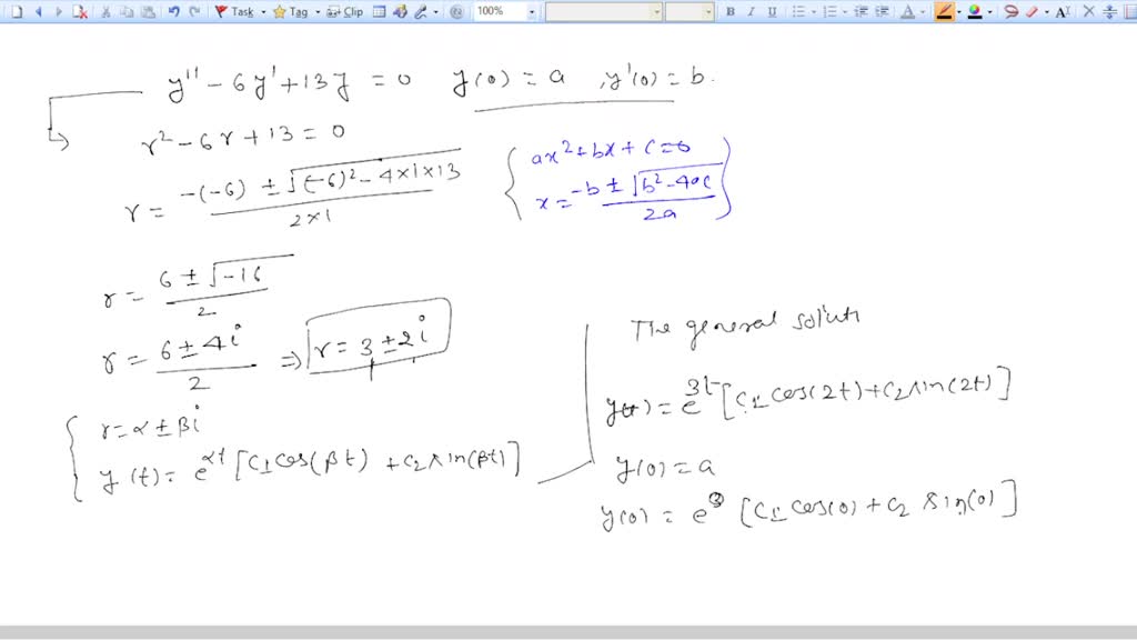 SOLVED:29. y" (0) -y(0) sin0 020 y(0) y' (0) = -[ 30. y" + 2y' +y ...