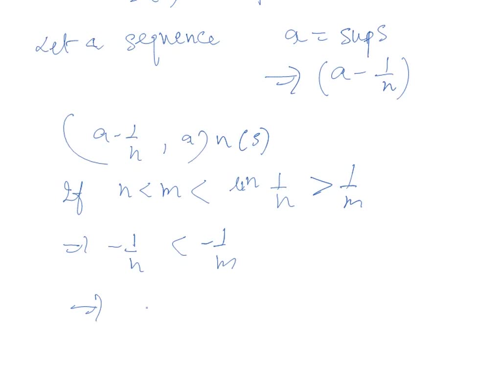 SOLVED: Part € Let be the set of all sequences n € N : Sn # t is finite ...
