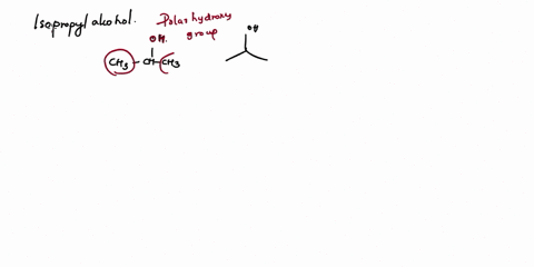 3. Isopropyl alcohol has the structural formula as shown...