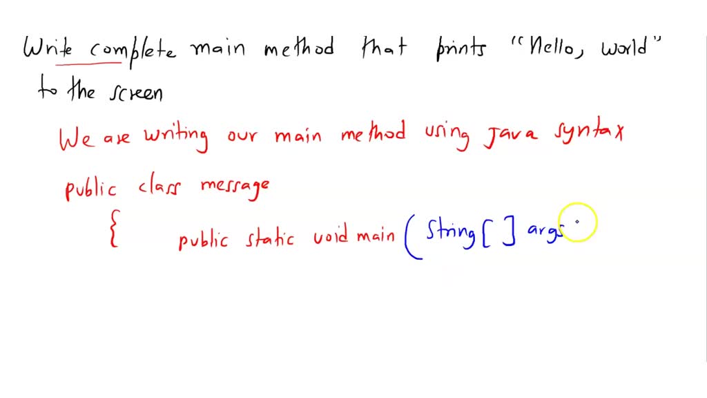 Write the command for the following statement: To display the message ... Write the command for the following statement: To display the message ...
