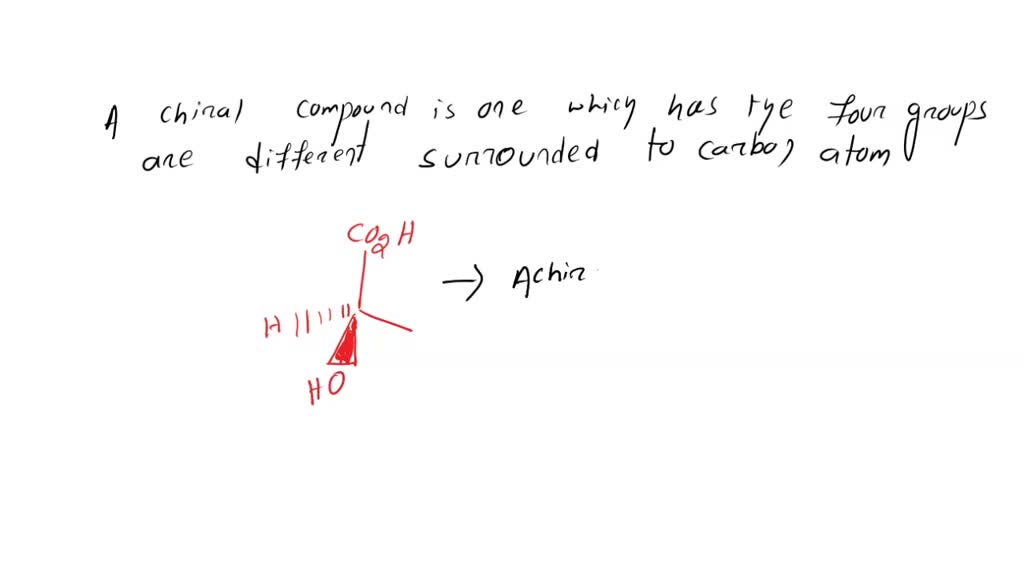SOLVED: Classify the following compounds as chiral, achiral (but not ...