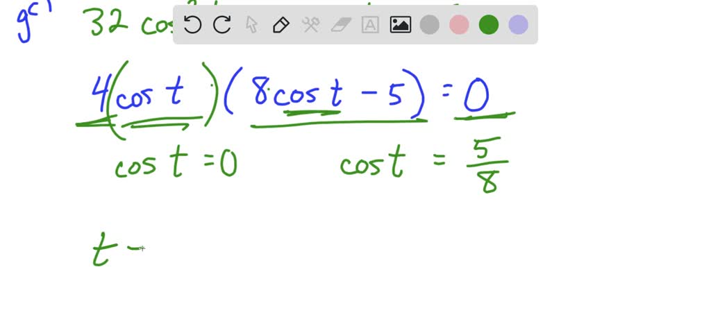 SOLVED: Find the i-component of (u X v)' if u(t) = and v(t) = at t = 8 ...