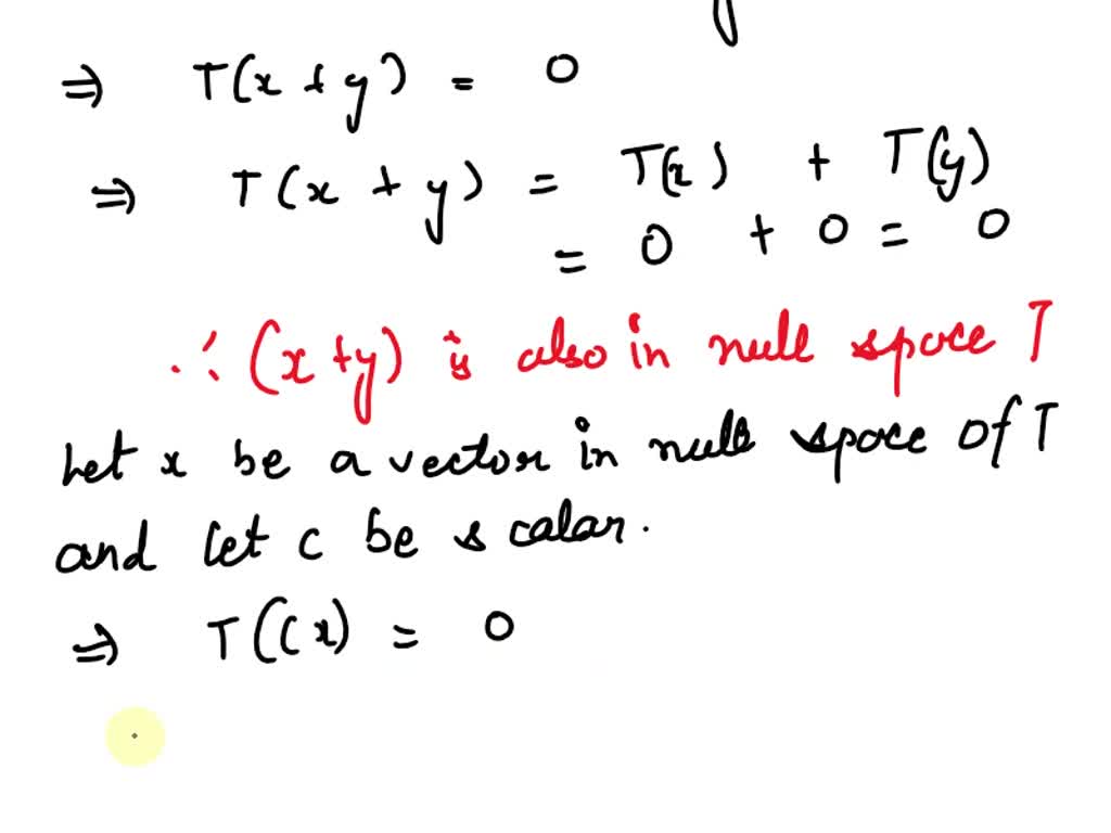 SOLVED: Prove that for any linear transformation T:V W is a linear ... SOLVED: Prove that for any linear transformation T:V W is a linear ...