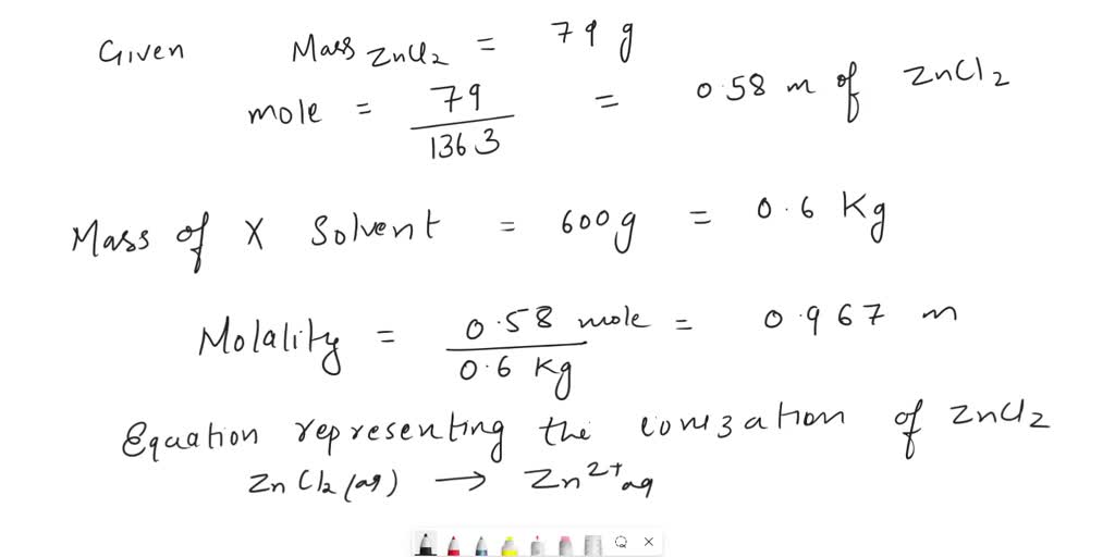 SOLVED: A certain liquid x has a normal boiling point of 94.3°C and a ...