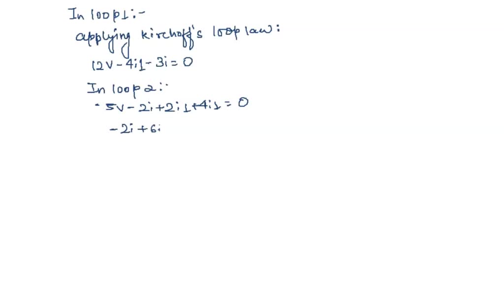 Solved Determine The Current Through Each Resistor In The Circuit