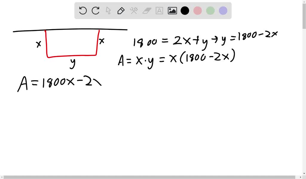 SOLVED: a. A rectangular pen is built with one side against barn If ...