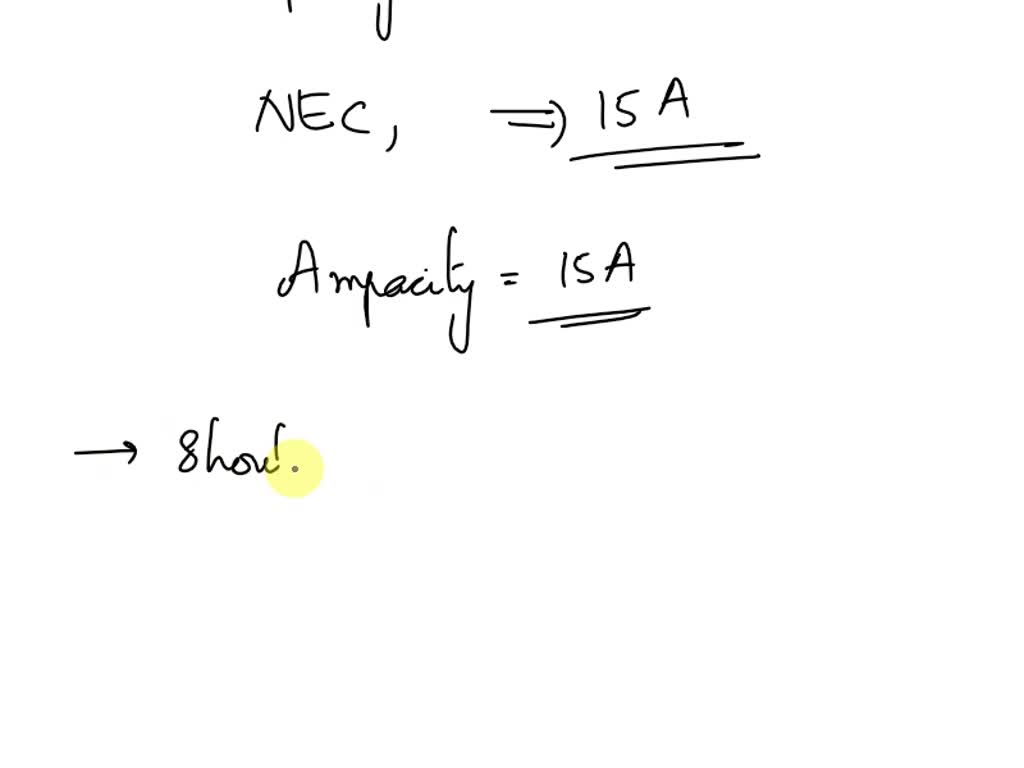 SOLVED: What is the maximum allowable branch circuit protection for a ...