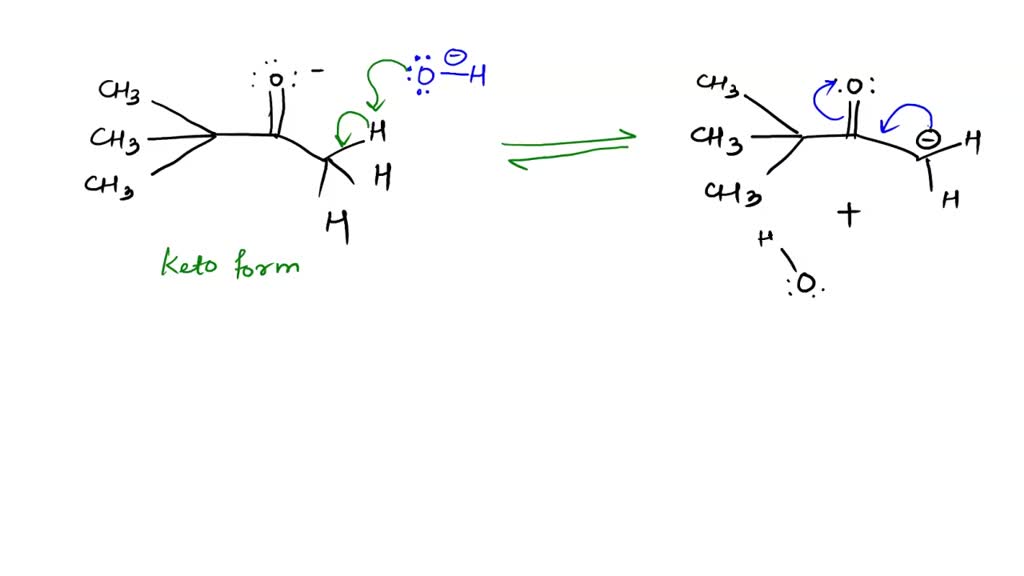 SOLVED: (a) Complete the mechanism for the keto-enol tautomerization below using bonds, charges ...