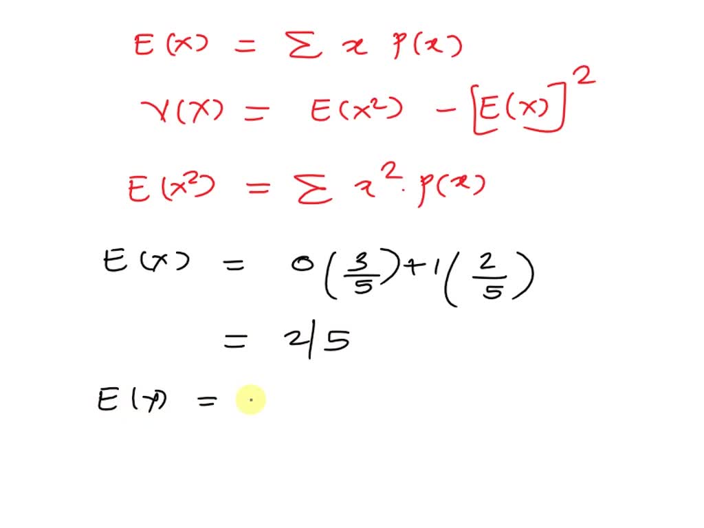 SOLVED: 4. (20 pts) The table below shows the conditional pmf fyix with the x values specified ...