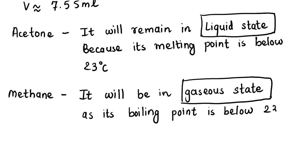 SOLVED: Four substances are known to have the following melting points and boiling points: (See ...