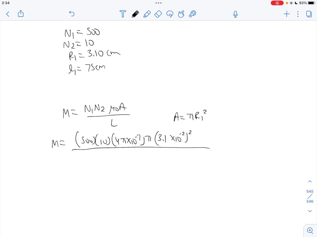 SOLVED: The picture shows a coil of N1 turns and radius R1 surrounding ...