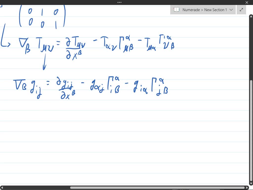 Solved Problem 6 5 Problem 6 5 Show That The Covariant Derivative Of