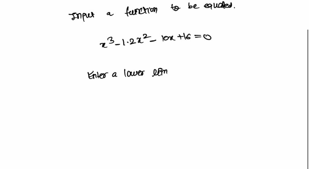 Solved La Using The Attached Bisection Scilab Code Write A Program To Find Out The Root Of 3723