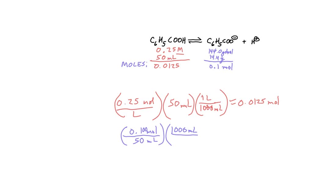 SOLVED: 3. An acidic buffer solution is prepared by mixing benzoic acid, C6H5COOH with sodium ...