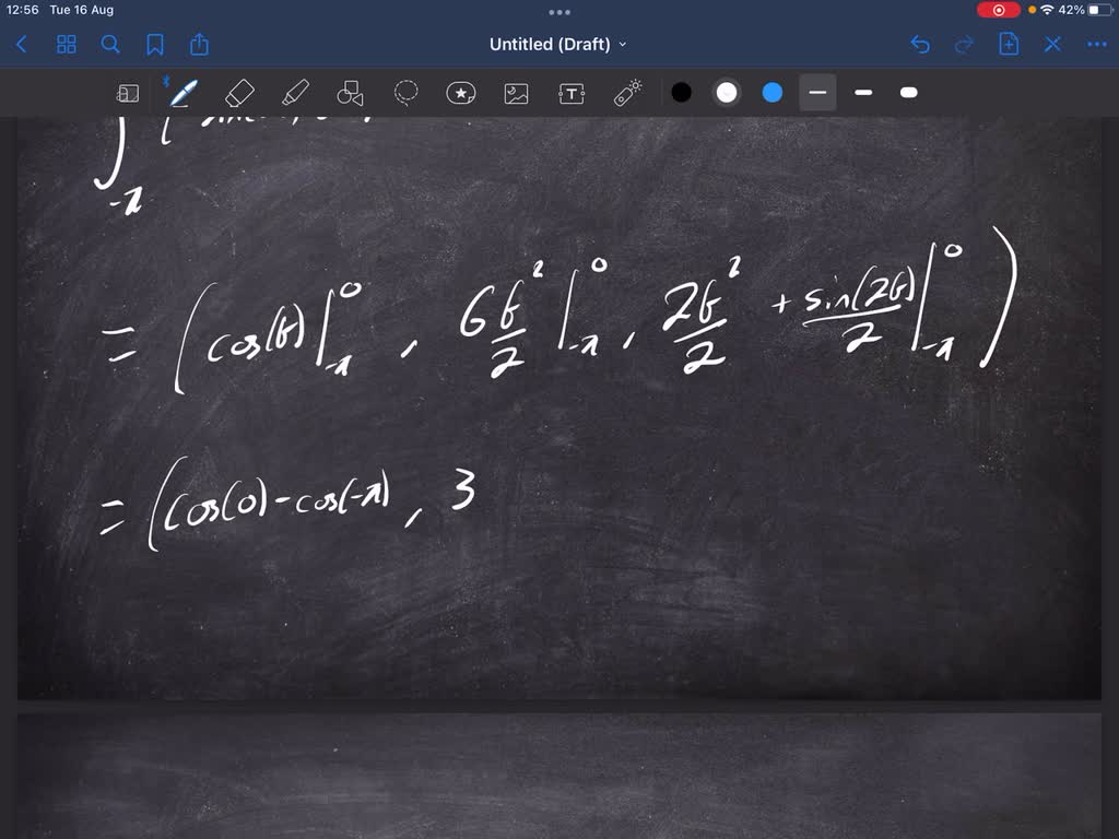SOLVED: Evaluate the integral. sin (t), 6t,2t + cos (2t)) dt (Give your ...