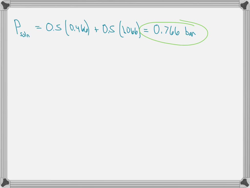 SOLVED: Q4. (12 points) Using the Van Laar equation and the following ...