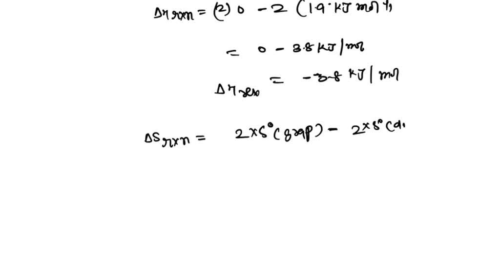 SOLVED: Given the reaction of diamond converting to graphite: 2C ...
