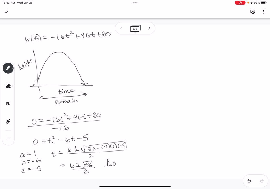 SOLVED: Launching a rocket A small rocket is launched vertically upward from the edge of a cliff ...