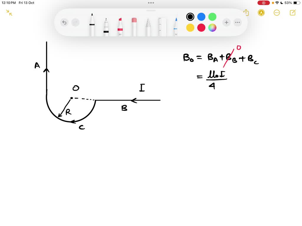 SOLVED: Problem 2: A Wire is bent into three sections as shown in the figure above Two straight ...