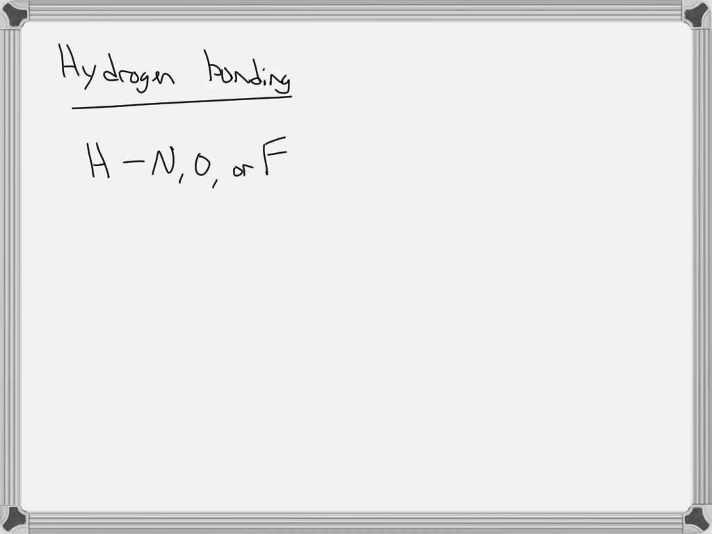 SOLVED: Of the molecules below, which ones undergo extensive hydrogen ...