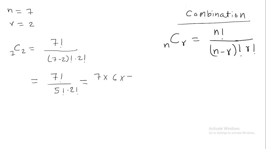 SOLVED: If seven people shake hands with one another exactly once, how ...