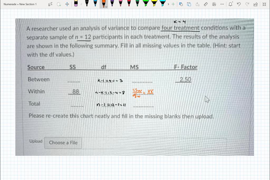 SOLVED: Use the values in the previous two questions to create a bar ...