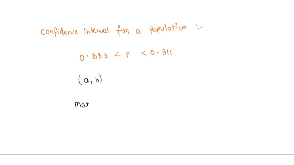 SOLVED: Texts: 1. Provide confidence intervals using the SOLVED: Texts: 1. Provide confidence intervals using the