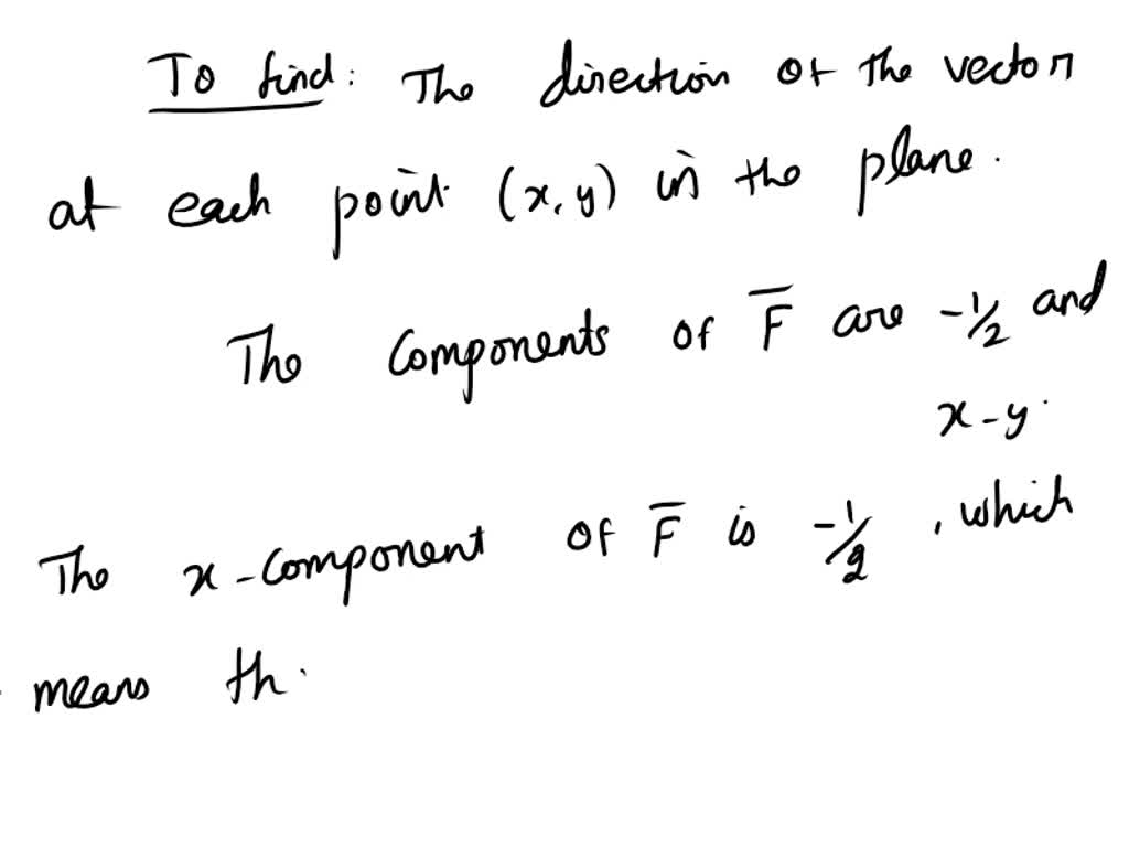 SOLVED: Sketch the vector field 𝐅 by drawing a diagram like Figure 5 or ...