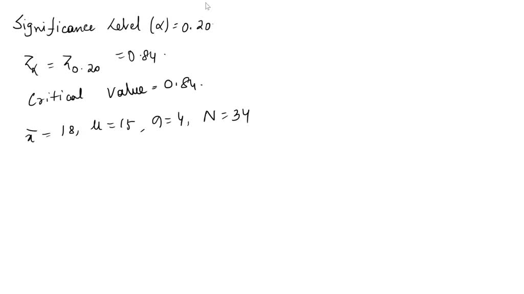 SOLVED: Question 7 4 pts Find the critical value (to 2 decimals) for a ... SOLVED: Question 7 4 pts Find the critical value (to 2 decimals) for a ...