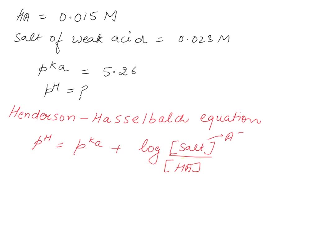 SOLVED: 3. During the titration of a weak acid (HA) with NaOH, a buffer ...
