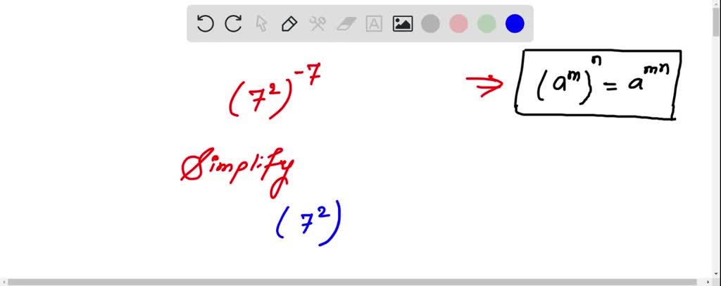 SOLVED: Exponents and Polynomials: Evaluating an Expression Rewrite the ...