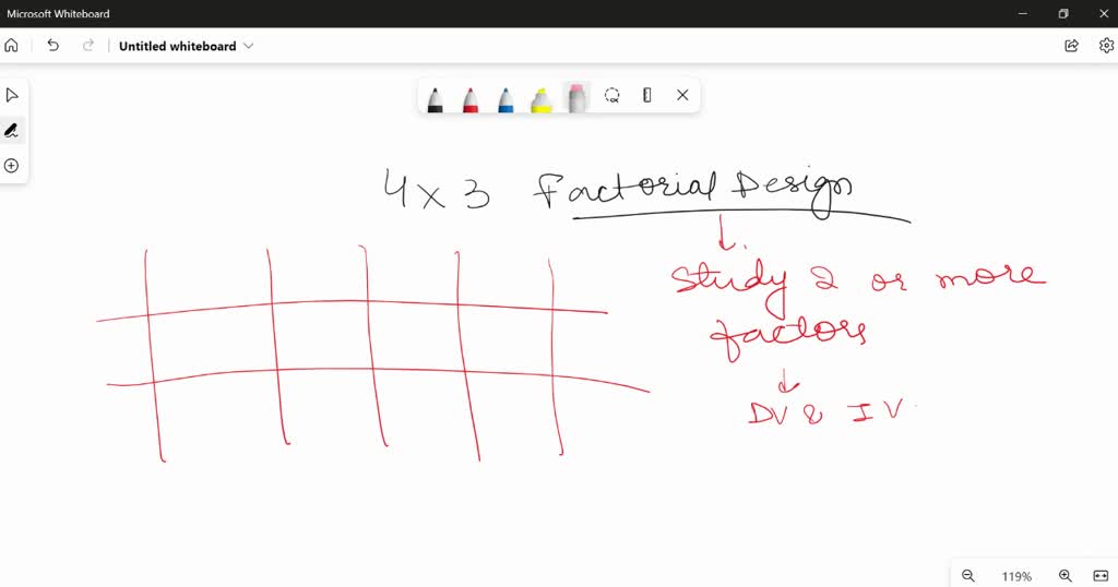 SOLVED: in a 4x3 factorial design there are how many levels of the ...
