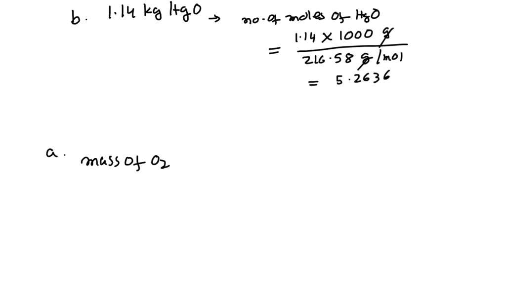 SOLVED: For the reaction shown, calculate how many grams of oxygen form ...