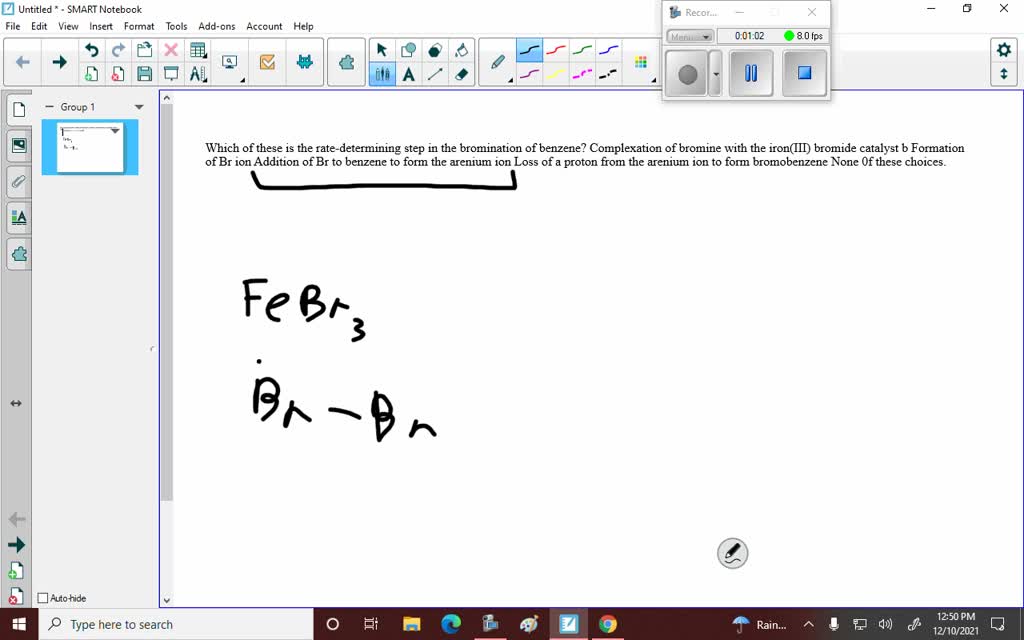 SOLVED: 2) Which of these is the rate-determining step in the ...