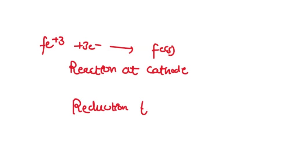 Solved Given The Standard Reduction Potentials For Fe3 And Cr3