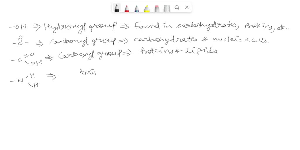 SOLVED: Text: Functional groups Identify the functional groups ... SOLVED: Text: Functional groups Identify the functional groups ...