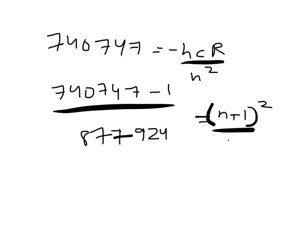 SOLVED: The Li 2+ion is hydrogenic and has a Lyman series at 740,747 cm ...