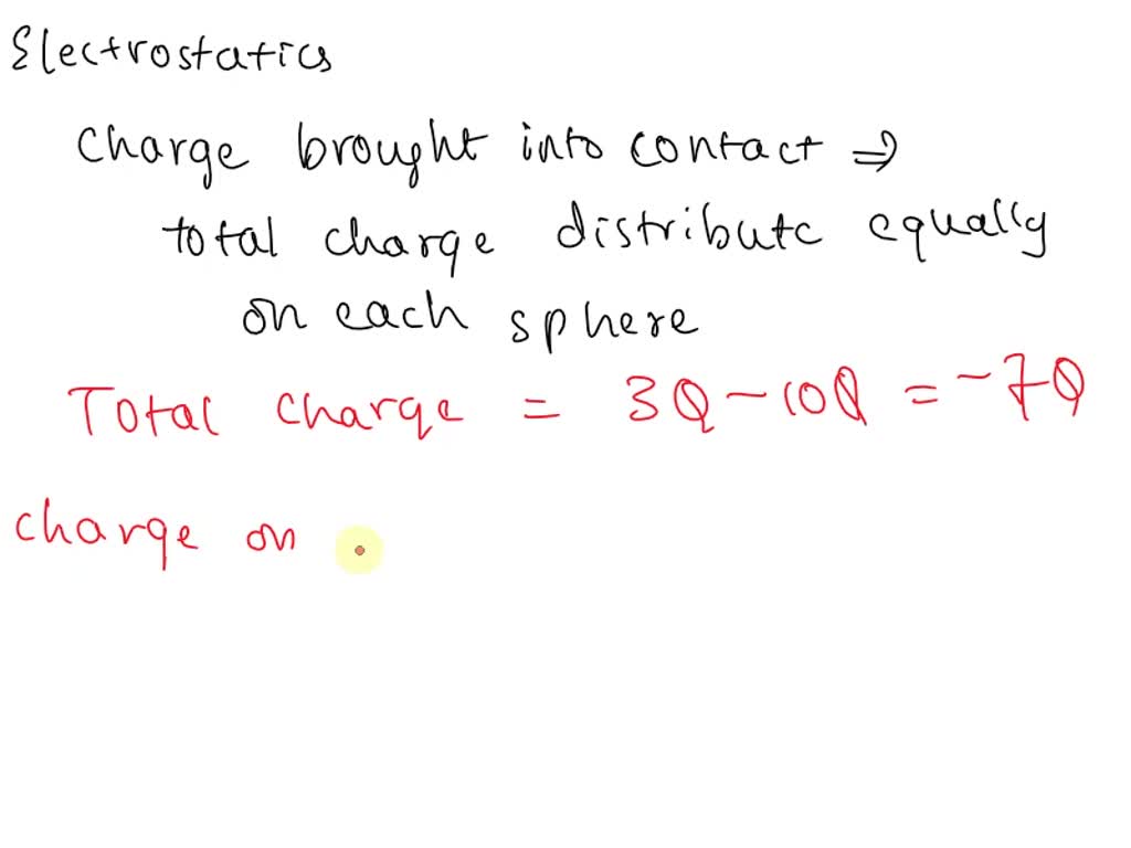 SOLVED: As shown on the right, a positively charged sphere, Q1, is ...