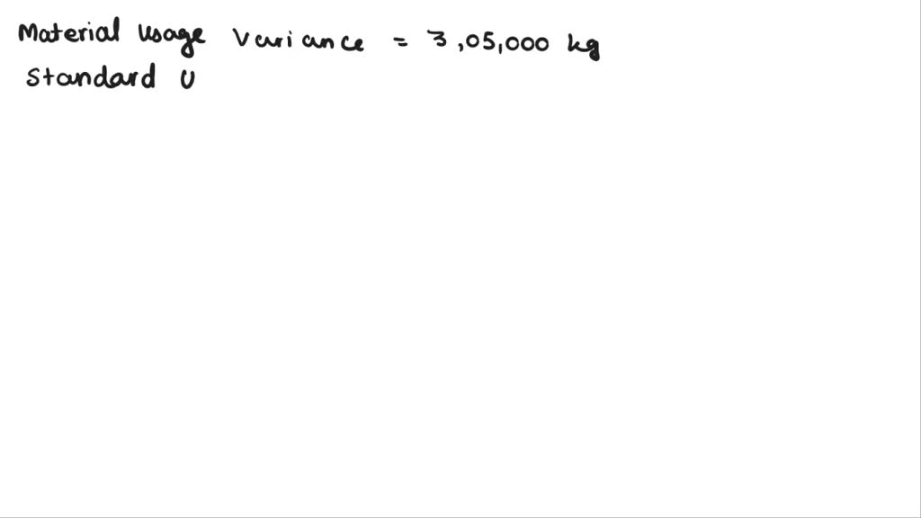 SOLVED: Porter Ltd produces a single product. Three different materials are used in the ...