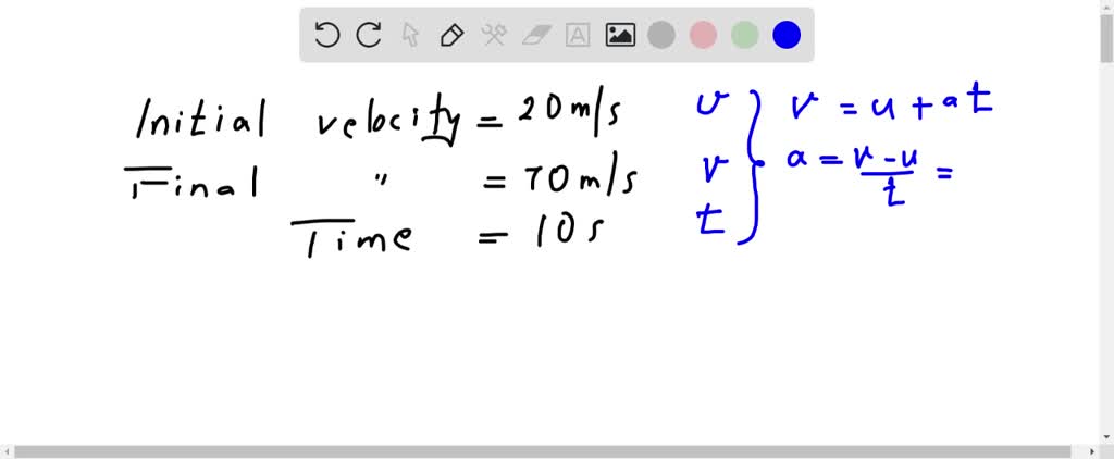 SOLVED:A car increases its speed from 50 ms-1 to 100 ms-1 in 10 min ...