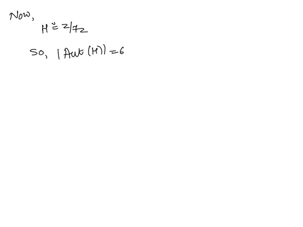 Solved Let G Be A Group Of Order 203 Prove That If G Has A Normal