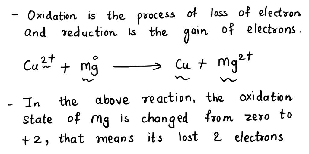 SOLVED: Q3 what does mean by oxidation and Reduction Reactions with ...