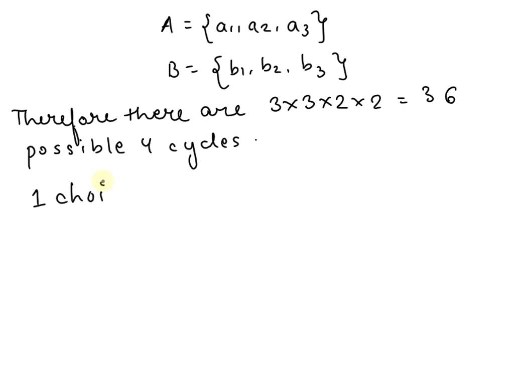 SOLVED: Consider the complete bipartite graph K3,3. Count the number of ...